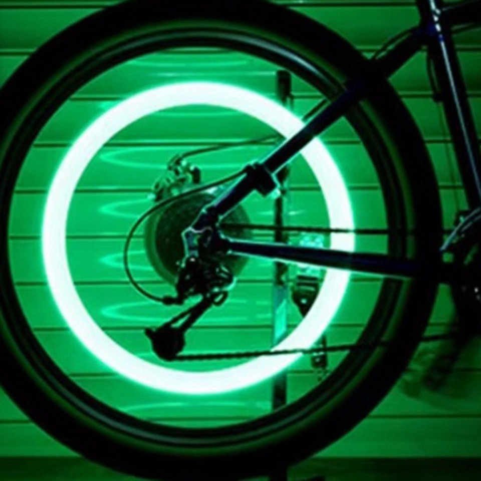 4PCS Neon Bike Spoke Lights LED Light Tire Flashlight Wheel Spoke 3039 ...
