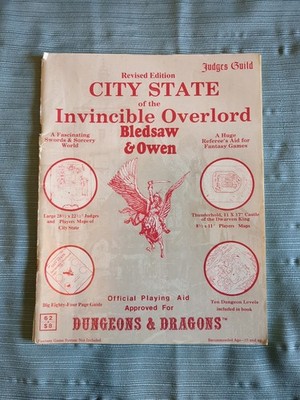 City State of the Invincible Overlord D&D Revised Edition Judges Guild ...