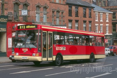Bus Photo - Trent Buses M129PRA Volvo B10M NC June 1995 | eBay UK
