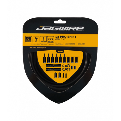 Jagwire PCK509 Kit câbles et Gaines Mixte Adulte, Stealth Black, Taille ...