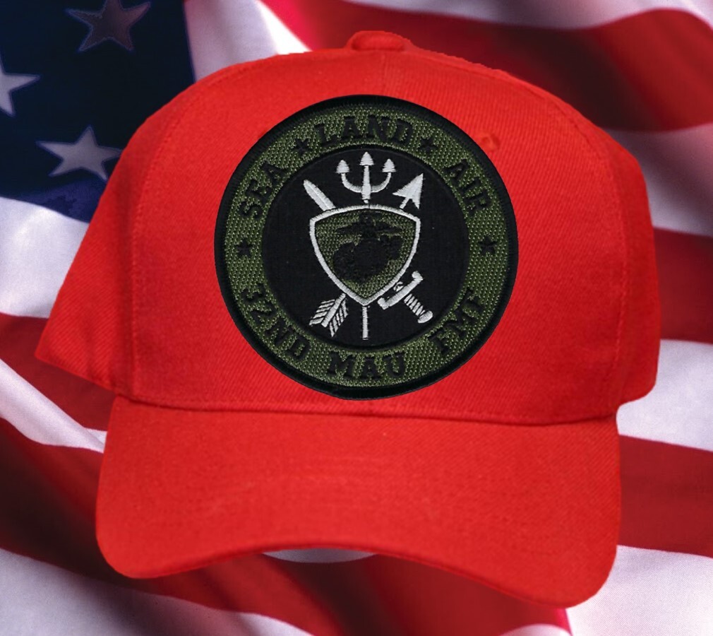 32ND MAU US MARINE AMPHIBIOUS UNIT SUBDUED HAT PATCH CAP USS BEIRUT ...