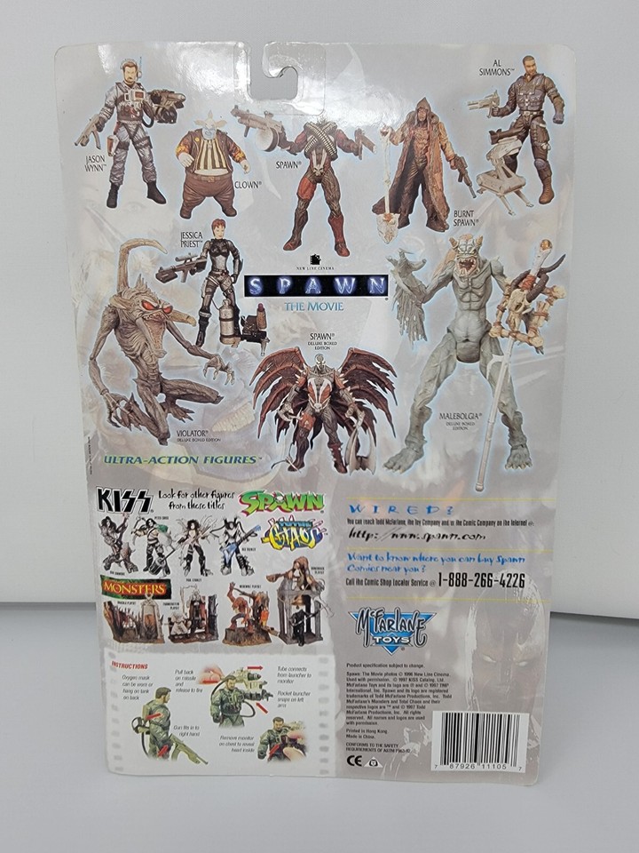 McFarlane Toys Spawn The Movie Jason Wynn 6" Ultra Action Figure 1997 ...