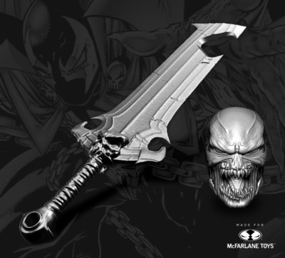 Mcfarlane Spawn Sword of the Spirit 15cm + Head Custom 3D Printed ...