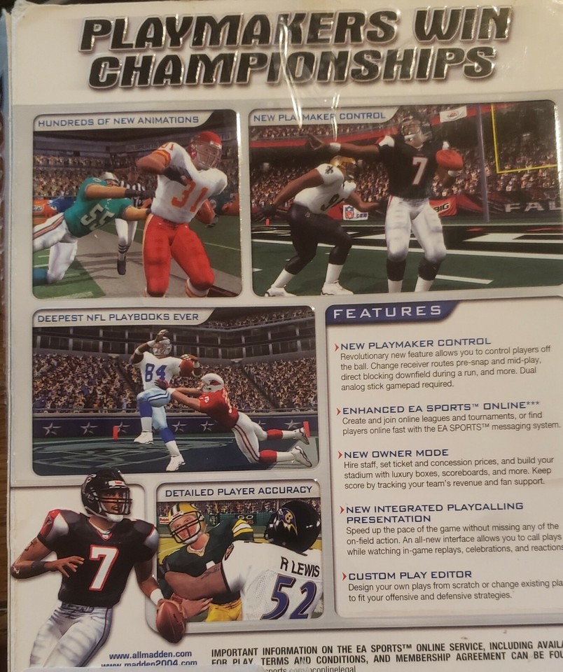 Used Madden NFL 2004 (PC, 2003) Utiliza Madden NFL 2004 (versión para ...