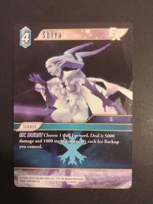 Final Fantasy TCG Shiva 8-033C Opus VIII 8 Common NM FFTCG | eBay