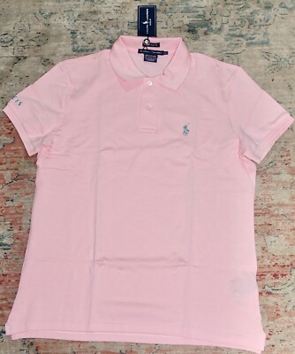 Ralph Lauren Golf. NetJets Polo Pink Shirt Large. 100% Cotton. NEW | eBay