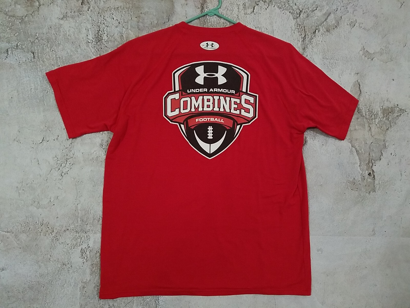 Mens Large Fits Like XL Under Armour Heatgear Football Combines Shirt ...