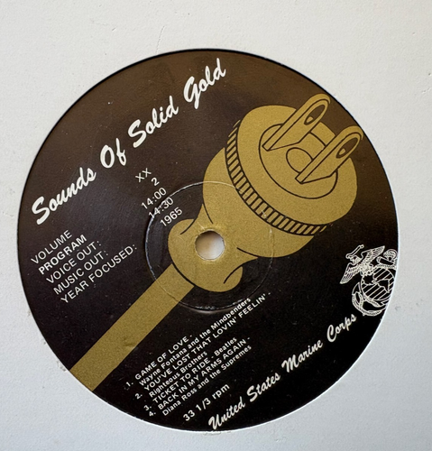 sounds of solid gold volume xx, prog.2 lp united states marine corp ...
