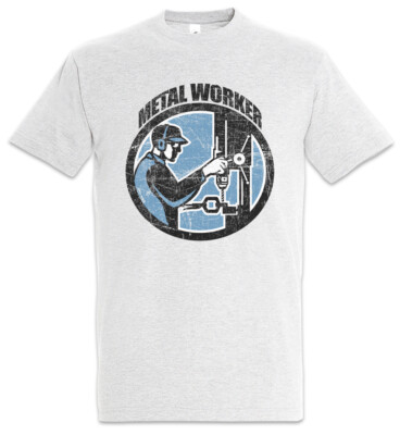 Metal Worker T-Shirt Locksmith Metalworker Metal Builder Construction ...