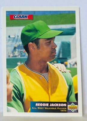 Reggie Jackson 1993 Upper Deck Clark Bar #C2 | eBay