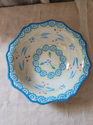 Temptations by Tara OLD WORLD Bowl 7" - Ruffle Scalloped Crimp | eBay