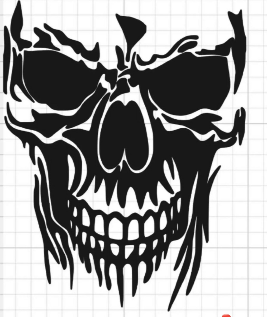 Evil Skull Stickers