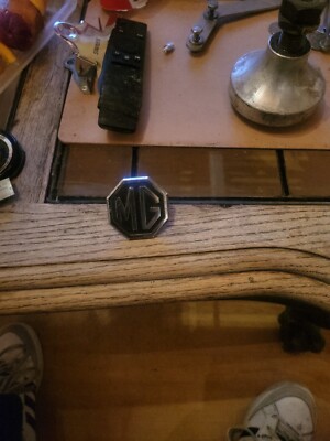 MG OEM 1974-1980 Chrome Rear Trunk Octagon Emblem Badge Logo Nameplate ...