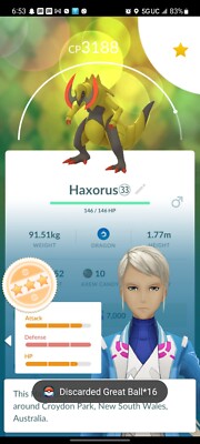 Pokemon GO - Haxorus 20k dust | eBay