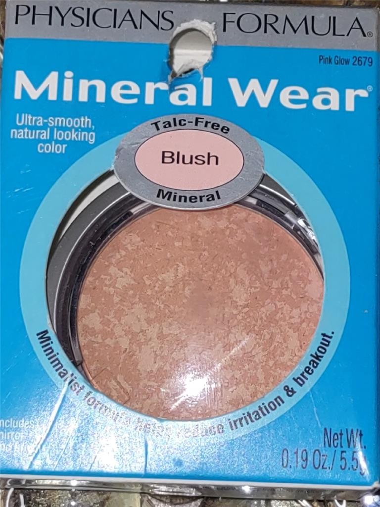 PHYSICIANS FORMULA Mineral Wear Talc-Free Blush 2679 PINK GLOW New In ...