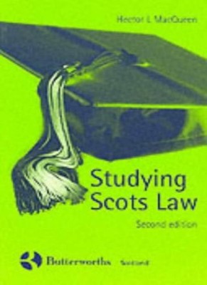 Studying Scots Law-Hector L. MacQueen, 9780406923196 9780406923196 ...