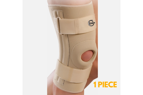 Neoprene Knee Brace Patella Support w/ Bilateral Steel Stays for ...