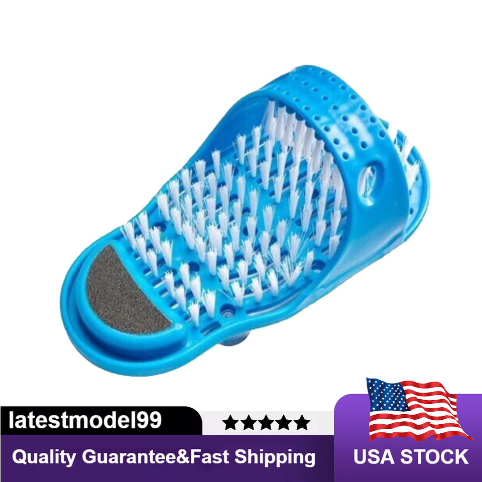 Foot Scrubber Brush Slipper Bath Shower Spa Cleaner Scrub Feet Massage ...