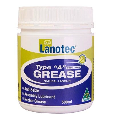 Lanotec Food Grade Lanolin Grease Type A 500ml Non Toxic Natural AUSSIE ...