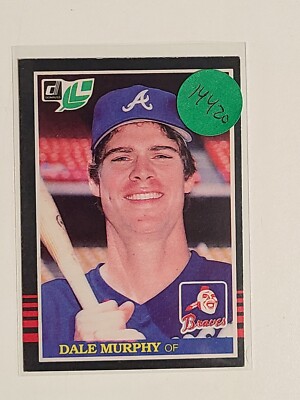 1985 Donruss Leaf #222 Dale Murphy Braves | eBay