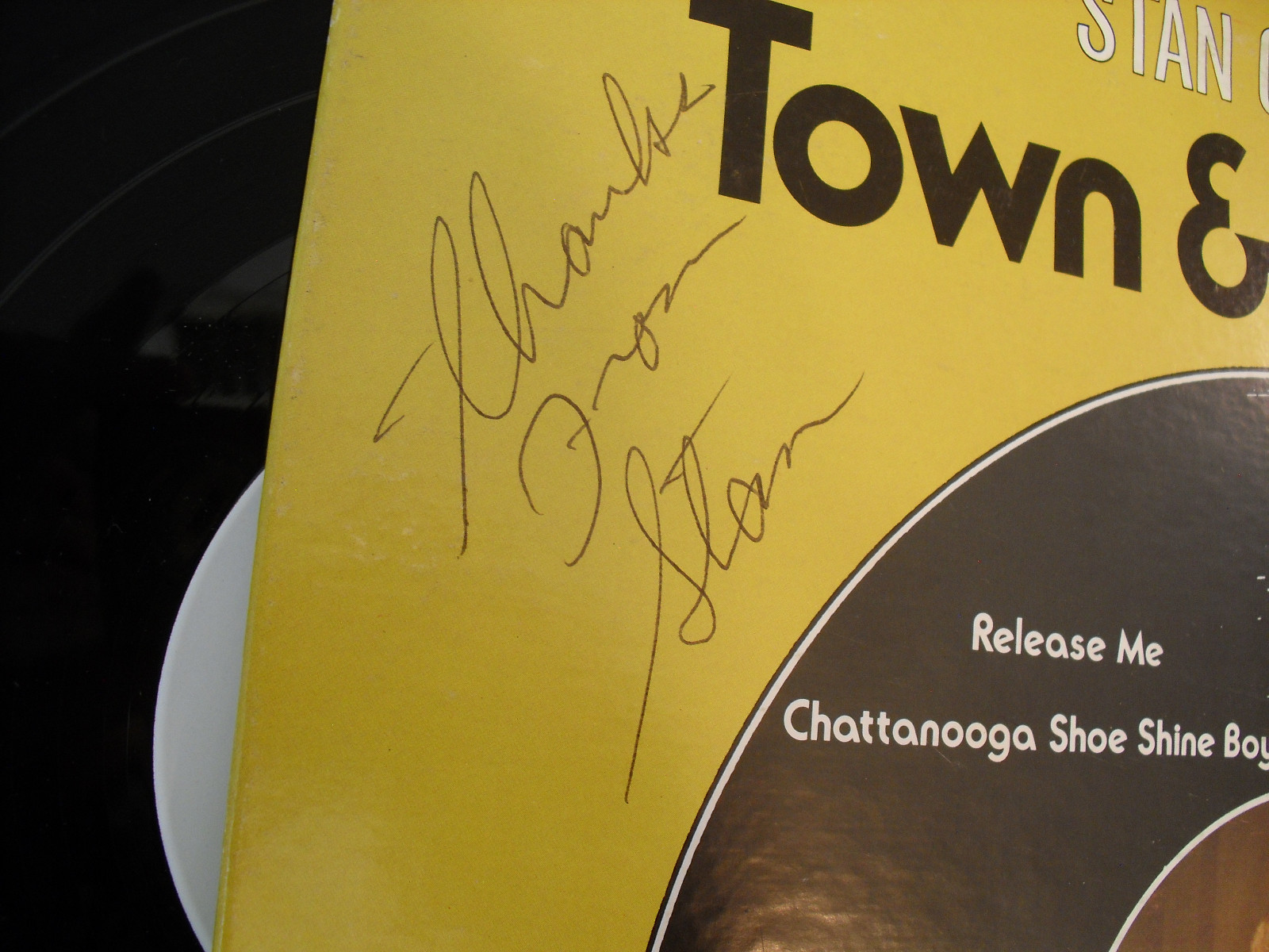 Stan Gunn Sings Town & Country, AUTOGRAPHED, Sugar Hill SHA 004, 1974 ...