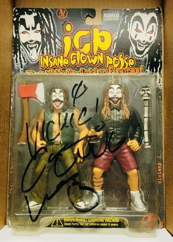 Insane Clown Posse Signed Action Figures ICP Violent J Shaggy 2 Dope ...