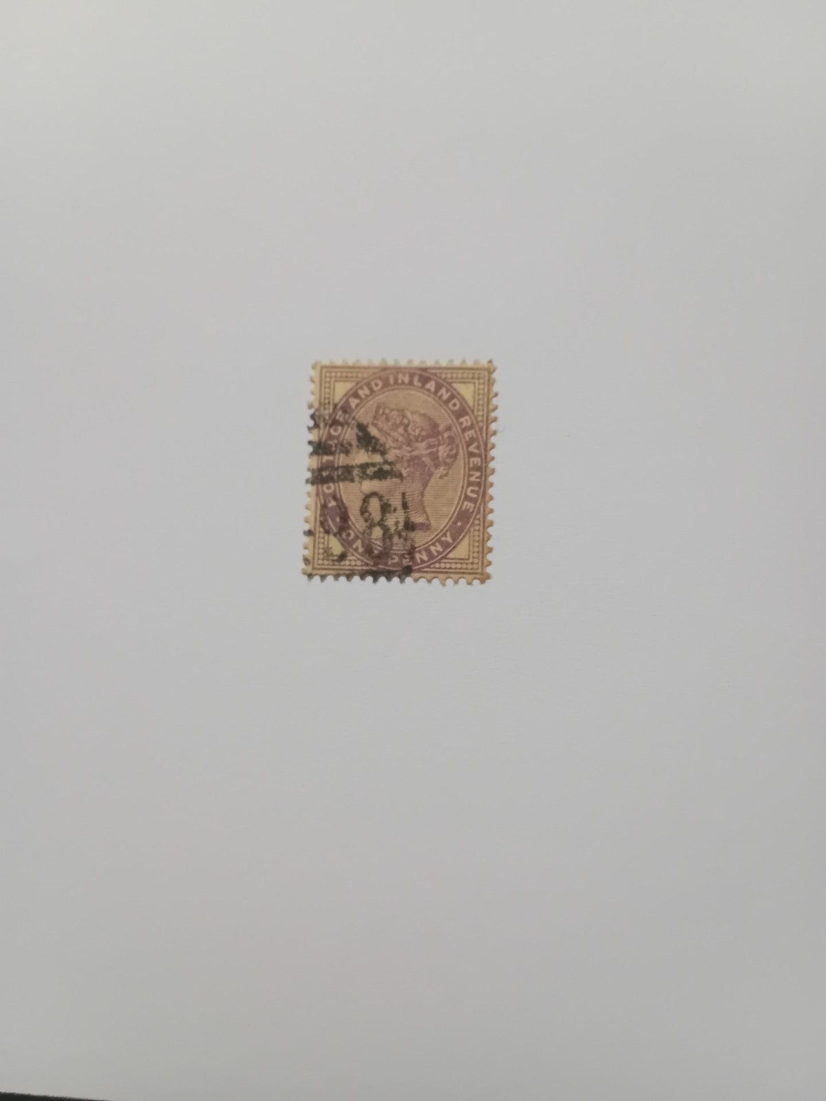 Great Britain Queen Victoria 1881 One Penny Stamp Lilac Postage and ...