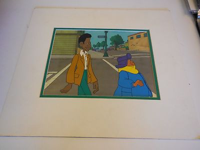 Fat Albert Original Animation Art Production Cell Weird Harold and ...