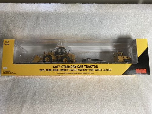 2013 NORSCOT 1/50 CATERPILLAR CAT CT660 WITH LOWBOY TRAILER 950 WHEEL ...