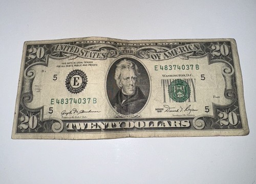 1981 $20 dollar bill- E Series Richmond Virginia | eBay