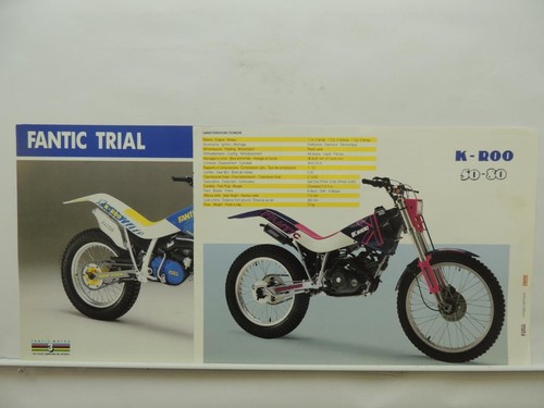 2 Fantic K-R00 50-80 309 249-125.9 Trials Brochures L9375 | eBay UK