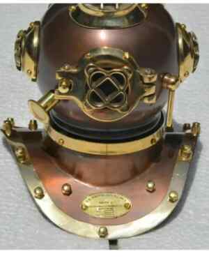 Antique US Navy Mark V Divers Rolex Helmet Marine Beautiful Scuba mini ...