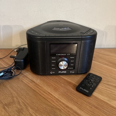 Pure Chronos CD Series 2 DAB / FM Radio / CD Player Black With Remote ...