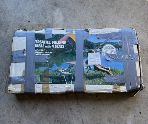 Cabelas Folding Camp Table w/ Box Excellent Vintage Portable 1980s | eBay