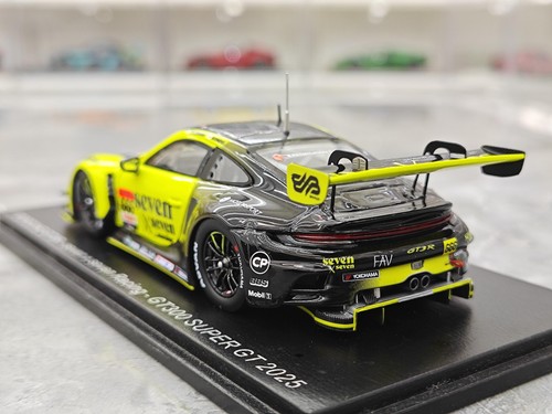 Spark 1:43 2025 Super GT Race Porsche GT3R 7X7 Car Model | eBay