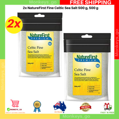 2x Naturefirst Fine Celtic Sea Salt 500 G | NEW AU FREE SHIPPING | eBay