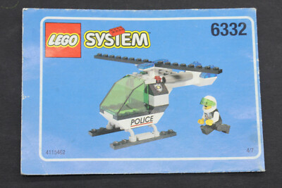 Lego System 6332 Police Command Manual - Build Instructions Only - USED ...