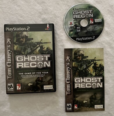 Tom Clancy's Ghost Recon Playstation 2 PS2 Video Game Complete ...
