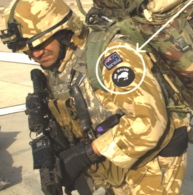 NATO ISAF CJSOTF-A AFGHANISTAN SP OPS SAS NEW ZEALAND KIWI vêlkrö FLAG ...