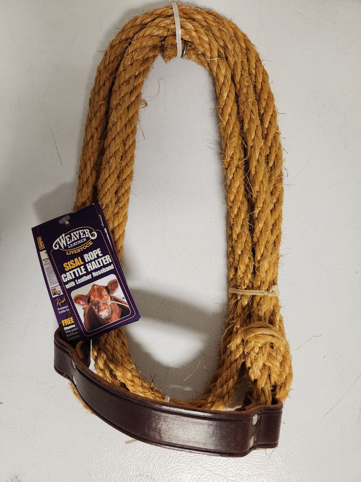 Weaver Sisal Rope Cattle Halter with Noseband | eBay