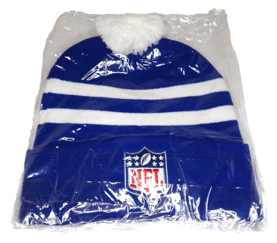 NEW! NFL CIROC Vodka Beanie Cap, Knit, Blue / White - Official NFL Gear ...