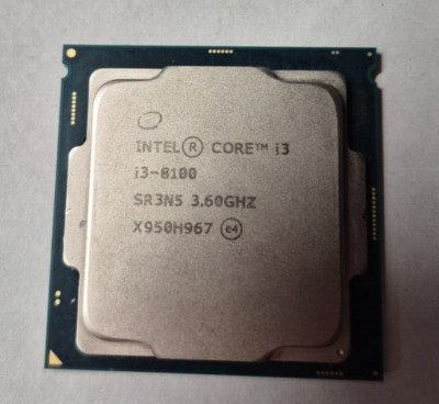 CPU INTEL i3-8100 SR3N5 8TH GEN 2-CORE 3.60GHZ SOCKET LGA 1151 | eBay