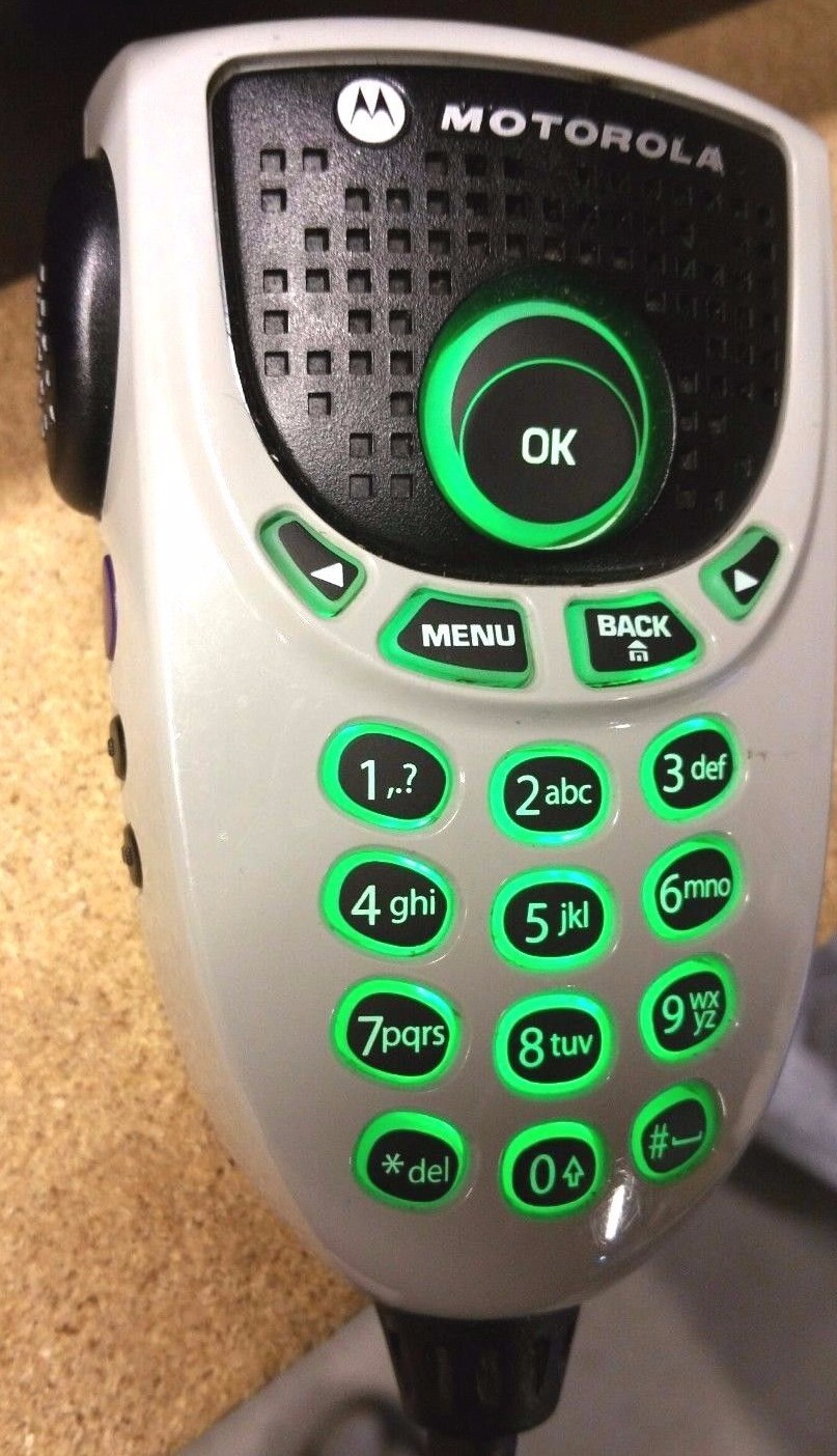 NEW Motorola MotoTRBO IMPRES Key Pad DTMF Microphone XPR4550 XPR4580 ...