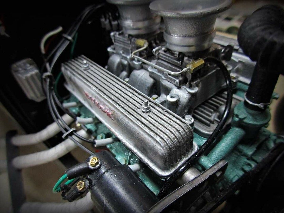 1/8 scale Buick nailhead engine Lindberg Monogram Revell Rat Hot Street ...