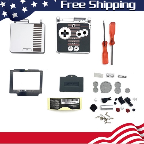 New Gray Shell NES Housing Shell Screen For Nintendo GBA Game Boy ...