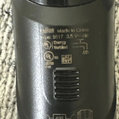 5V USB Charger Adapter Power Cord Cable For Braun Type 5517 5513 Beard ...