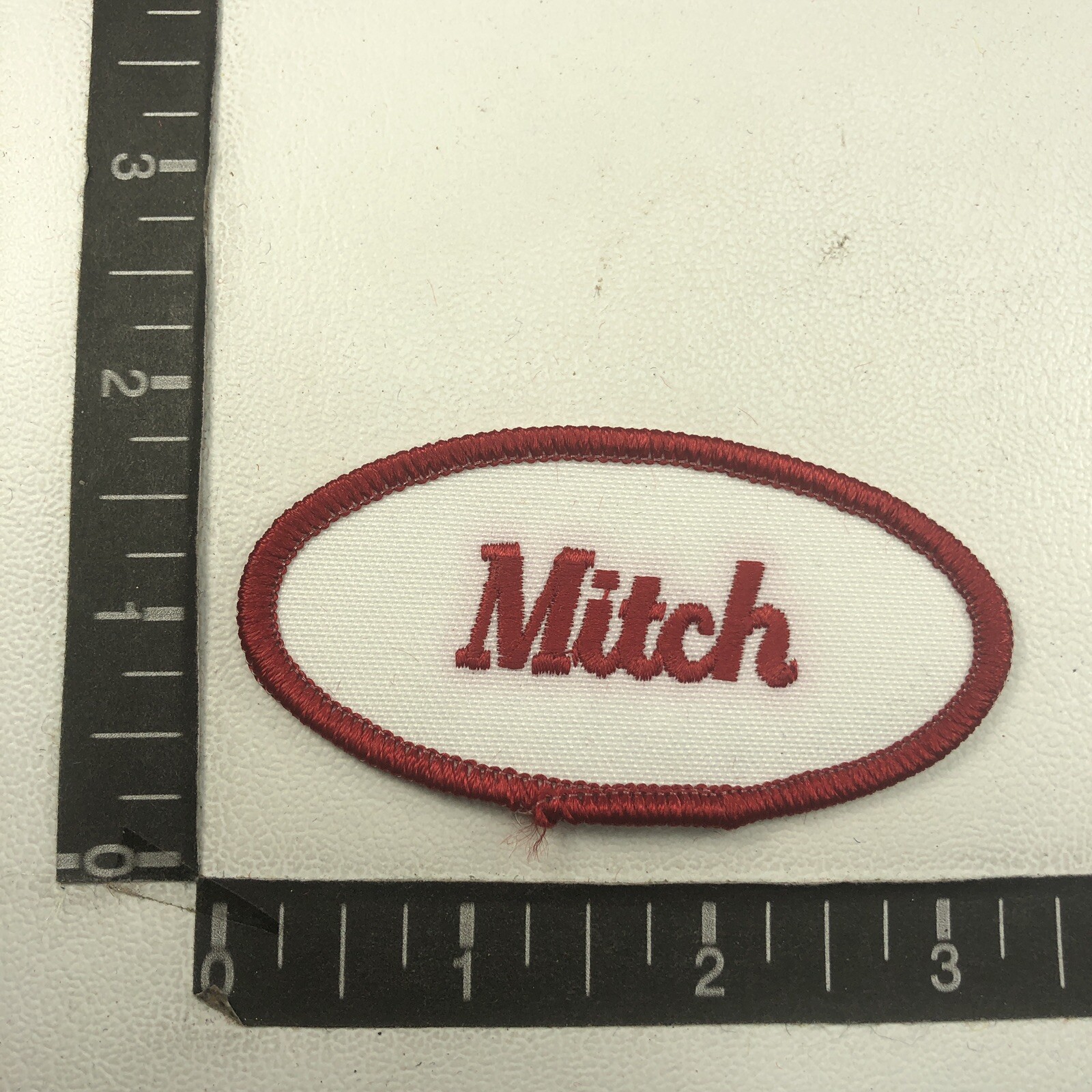 First Name MITCH Patch (First Names, Name Tag Badge For Uniform) 00WU ...