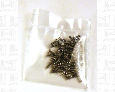 Miniature Hardware Parts Pack 50 Small Stainless Machine Screws 0-80 x ...