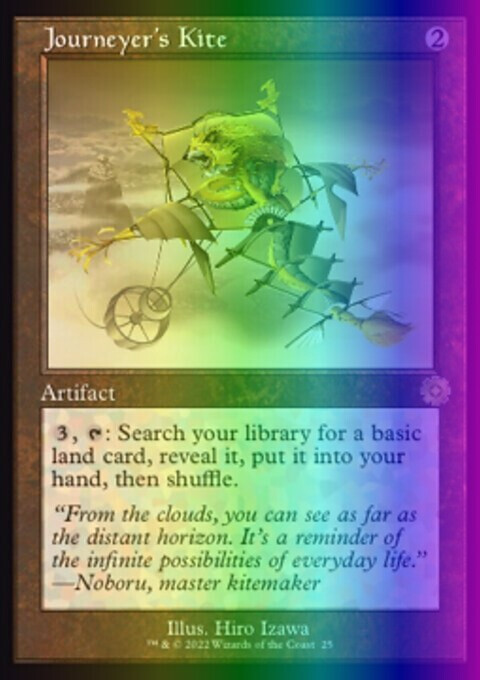 MTG Journeyer's Kite (25/126) The Brothers' War Retro Artifacts LP FOIL ...