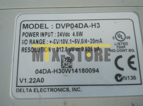 1pcs Brand New Delta PLC Module DVP04DA-H3 | eBay